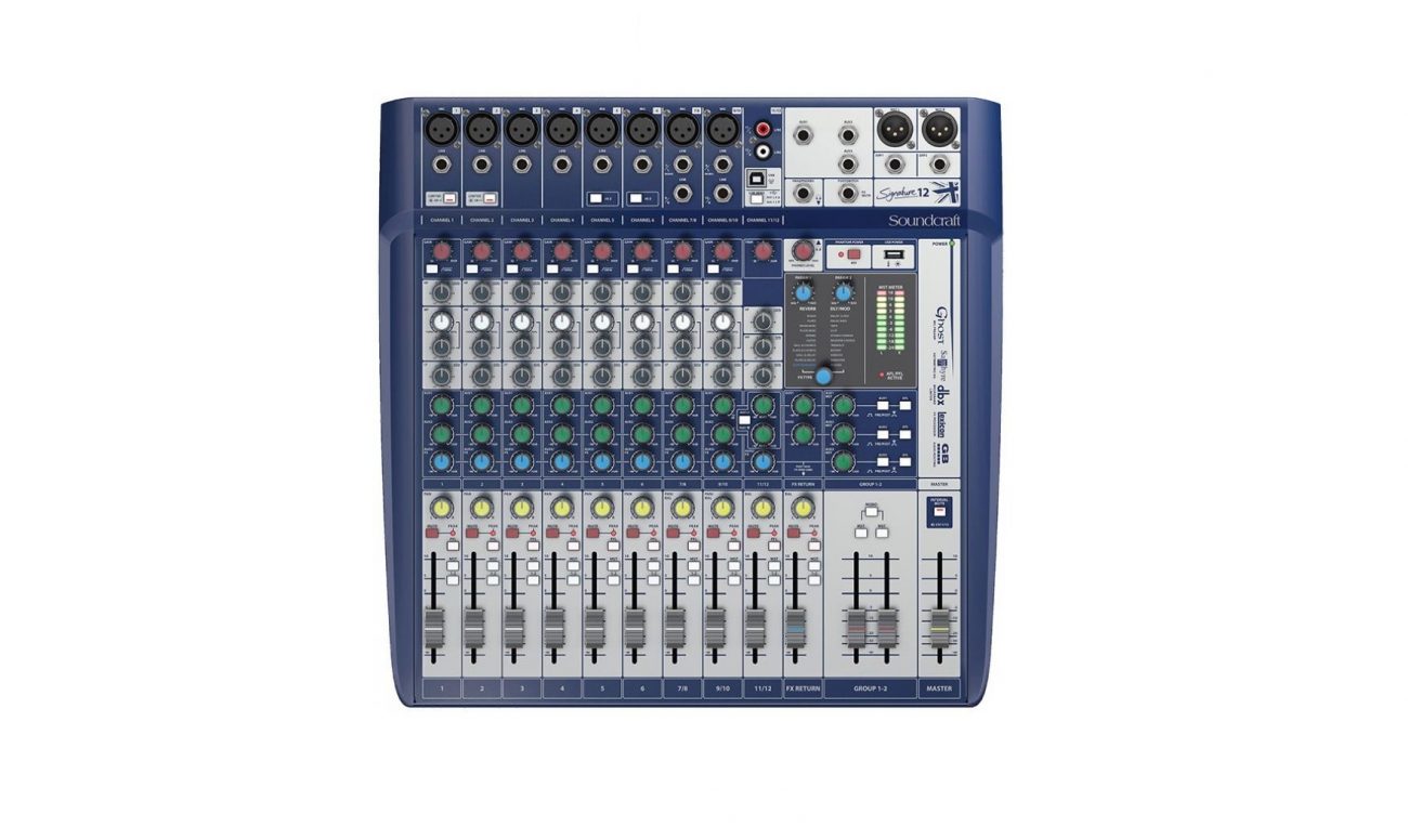 Soundcraft Signature 12, Mezclador 12 Canales con efectos - AUDIO SPACE
