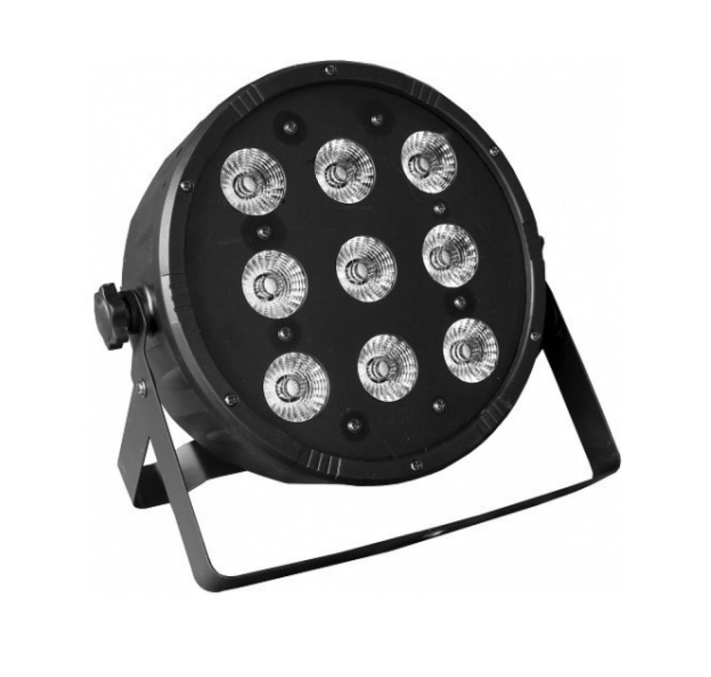 GLOWING GL-910 FOCO PAR LED 9X10W 4 en 1 RGBW - AUDIO SPACE