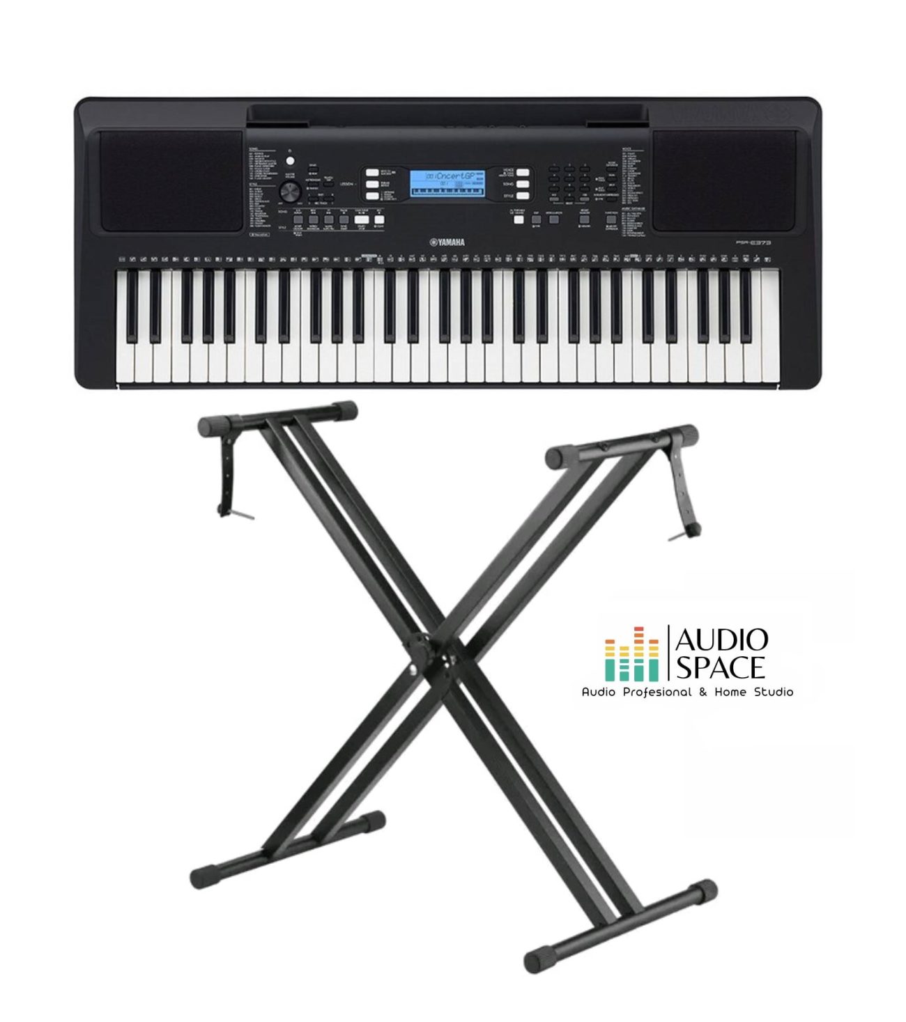Yamaha Teclado PSRE373 + ATRIL - AUDIO SPACE